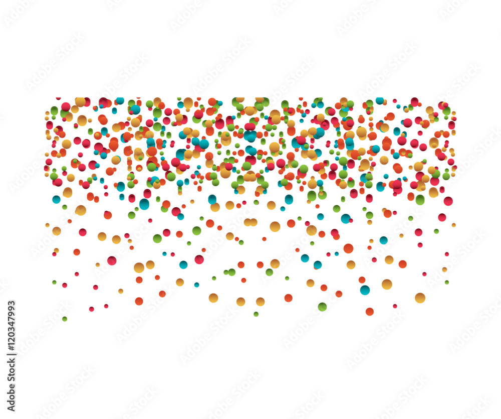 colorful confetti explosion party festival decoration Stock Vector ...
