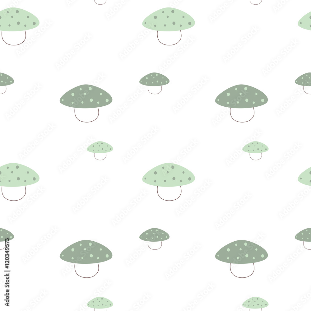 colorful mushroom seamless vector pattern background illustration Stock ...