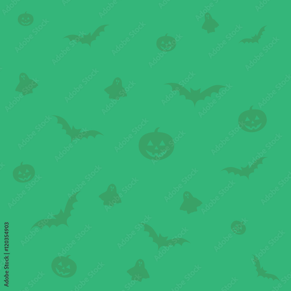 Happy Halloween green background Stock-Vektorgrafik | Adobe Stock