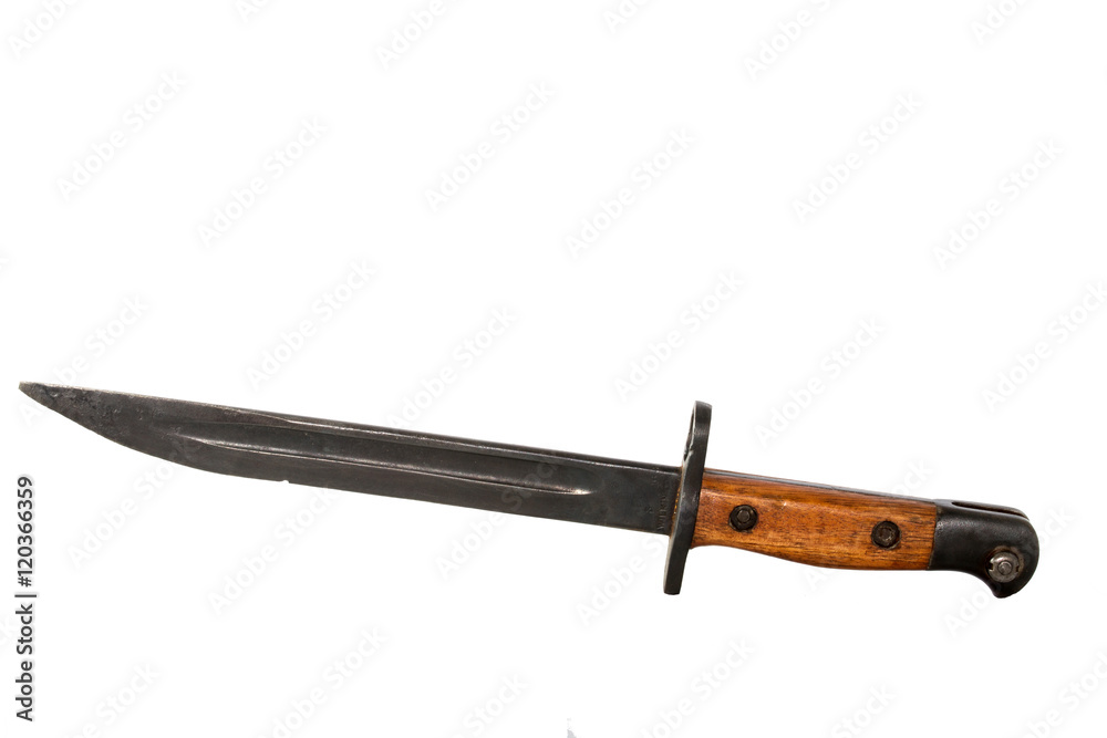 WWI era, Wilkson made, British 303 rifle bayonett. This is a shortened ...