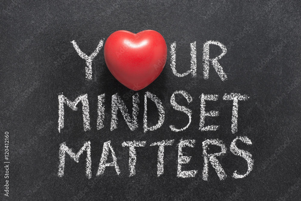 your mindset matters Stock Photo | Adobe Stock