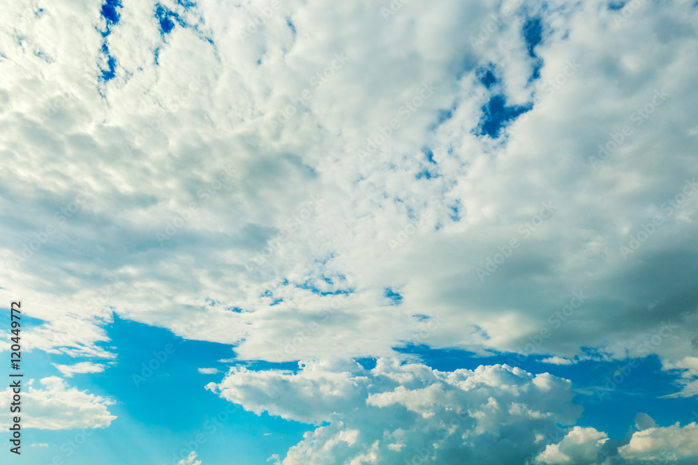 cloudy sky and clear sky clouds background Stock Photo | Adobe Stock
