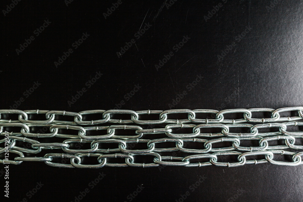Strong chain black background Stock Photo | Adobe Stock