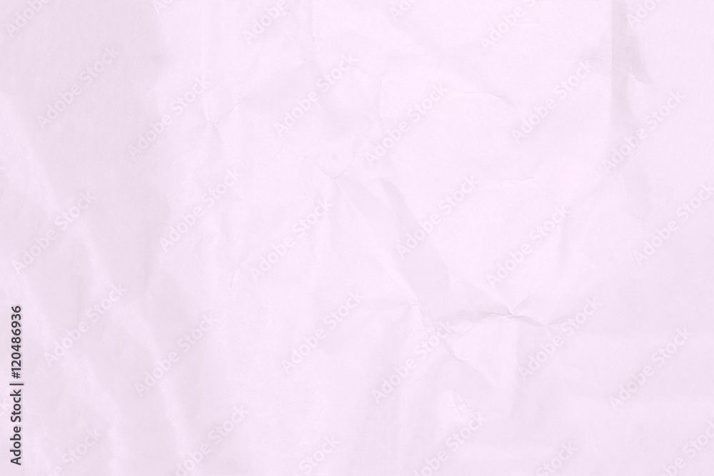 Crumpled light pink paper texture or paper background for design with ...