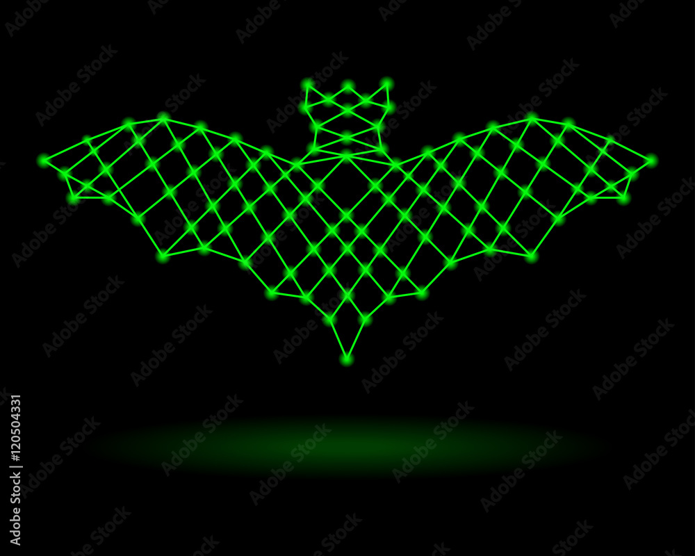 Abstract bat Stock Illustration | Adobe Stock