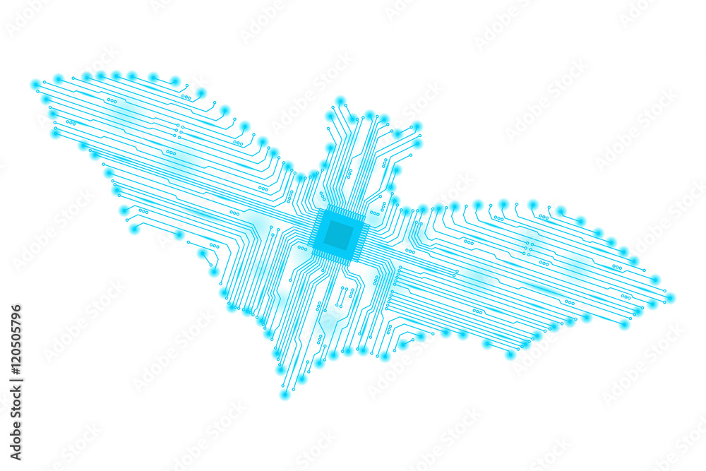 Abstract bat Stock Illustration | Adobe Stock