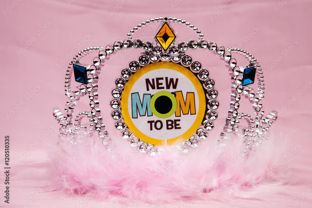 New Mom Tiara Stock Photo | Adobe Stock