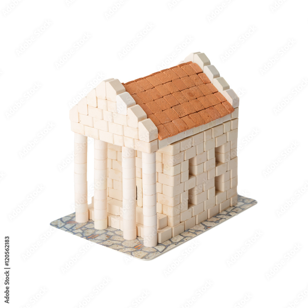 Toy houses Clay Brick Kits realistic mini house using real clay bricks ...