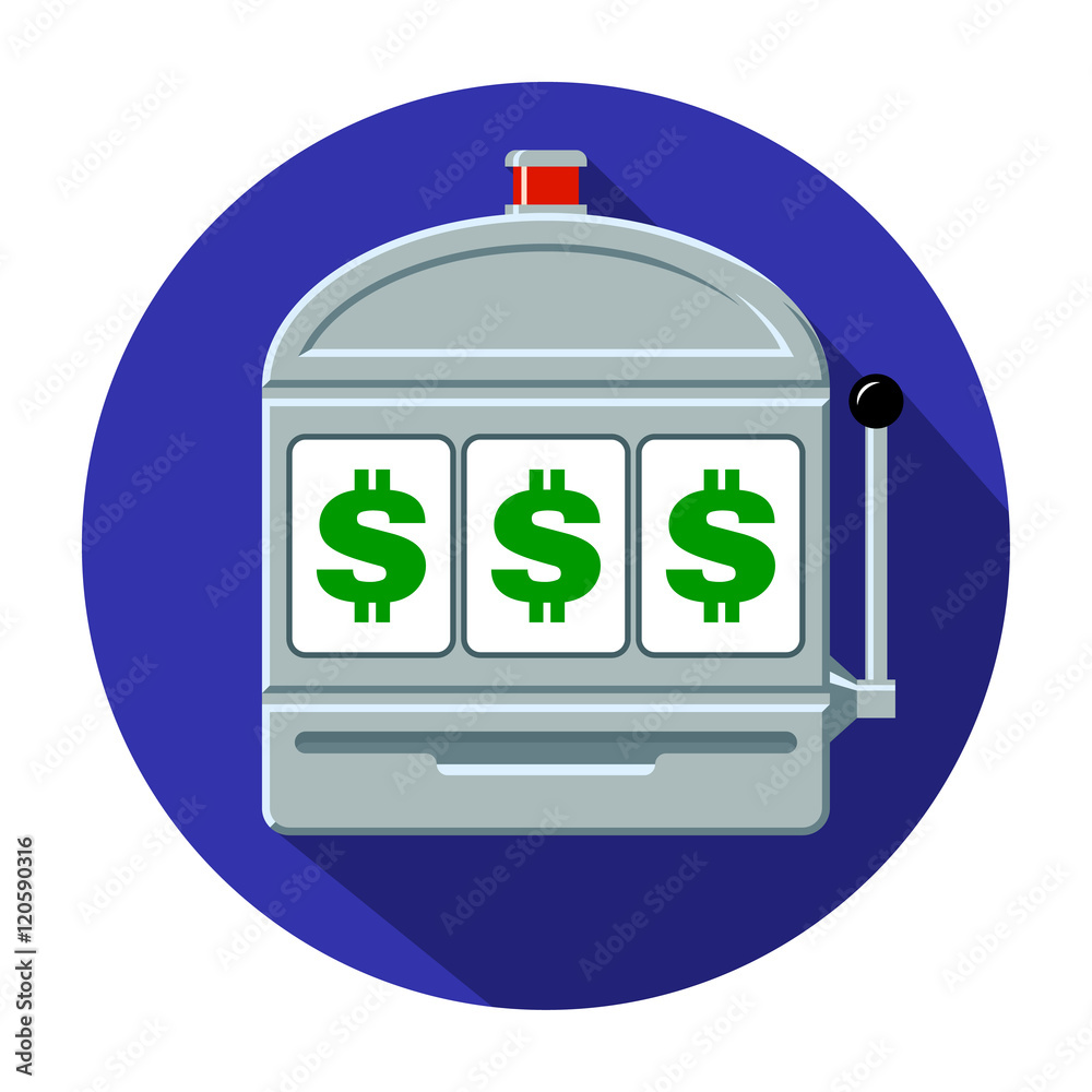 Dollar slot machine icon vector illustration Stock Vector | Adobe Stock