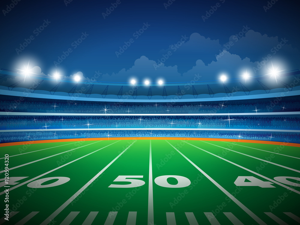 Nfl Football Stadium Crowd