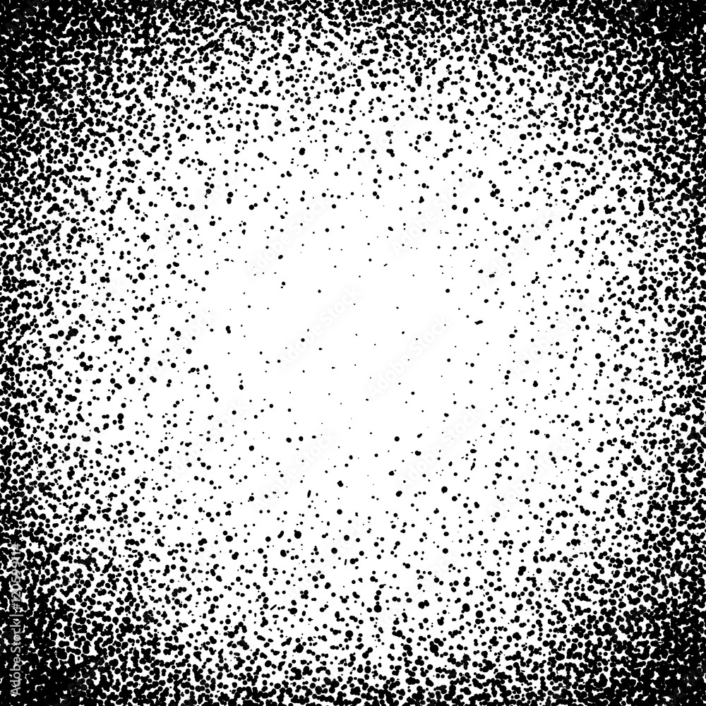 Square border frame with black dots on white background Stock Vector ...