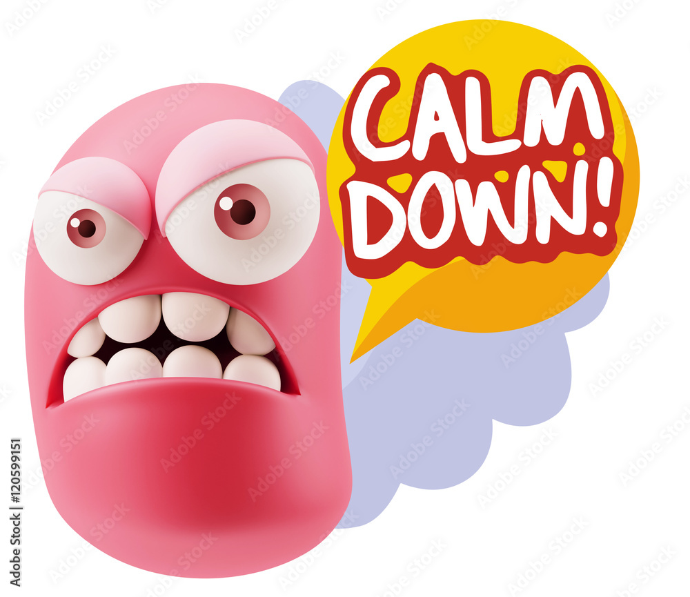 Calm Down Emoticon