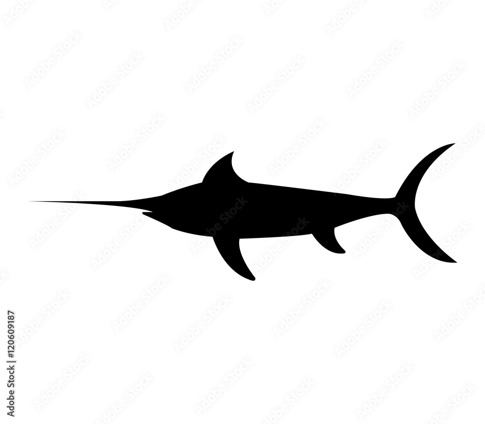 Swordfish Silhouette