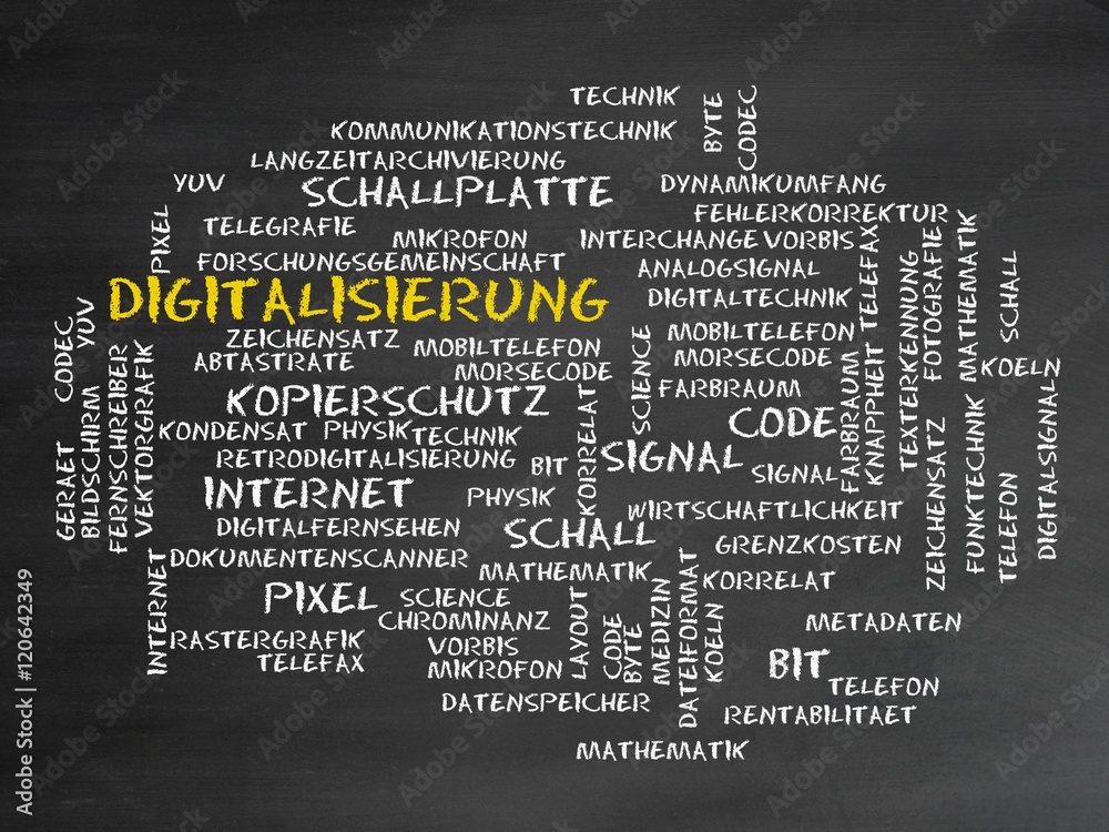 Digitalisierung Stock Illustration | Adobe Stock