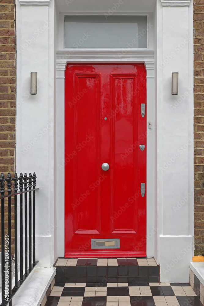 Red Door Stock Photo | Adobe Stock