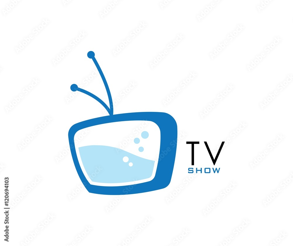 TV logo Stock Vector | Adobe Stock