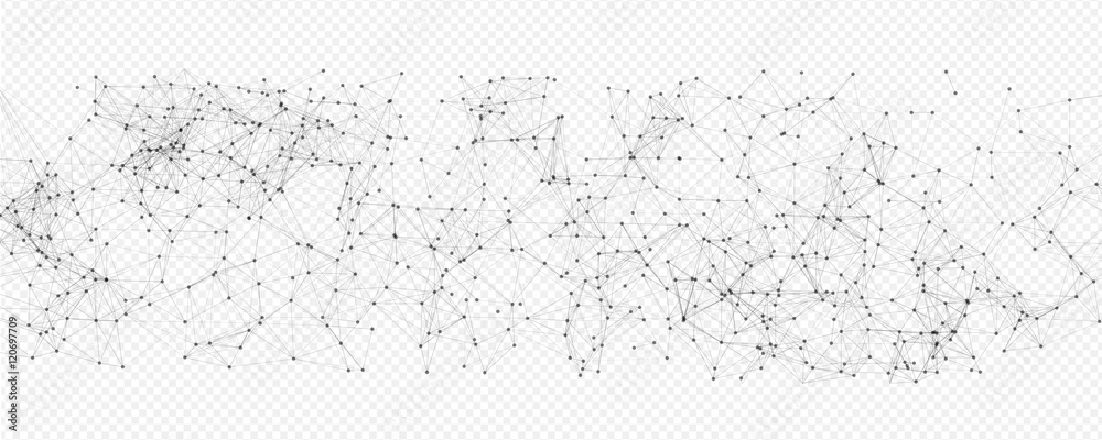 Vetor de Abstract Black Mesh on Transparent Background | EPS10 Vector ...