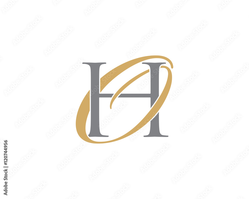 Neo Letter OH HO Logo Icon Stock Vector | Adobe Stock