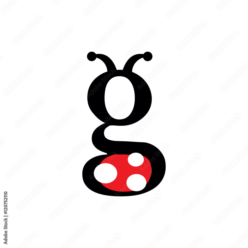 g Bug Logo Vector Icon Stock Vector | Adobe Stock