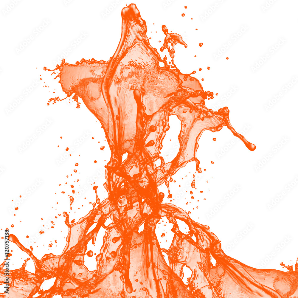 splash on white background. Paint splash for design use. splash paint ...