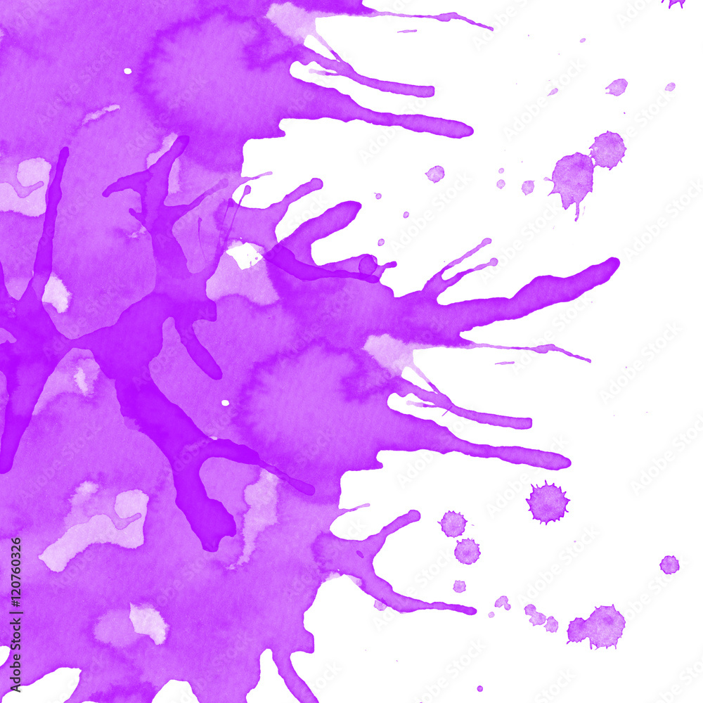 Abstract watercolor. color splashing in the paper. Watercolor splash ...