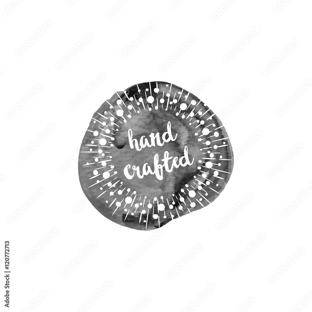 Hand crafted logo Stock Vector | Adobe Stock