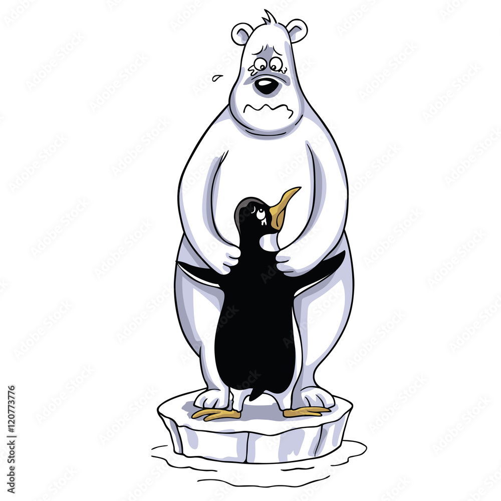 Sad Penguin Cartoon