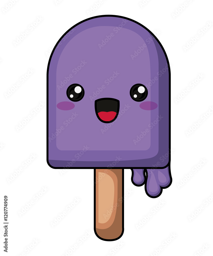 Cute Cartoon Ice Cream Sundae