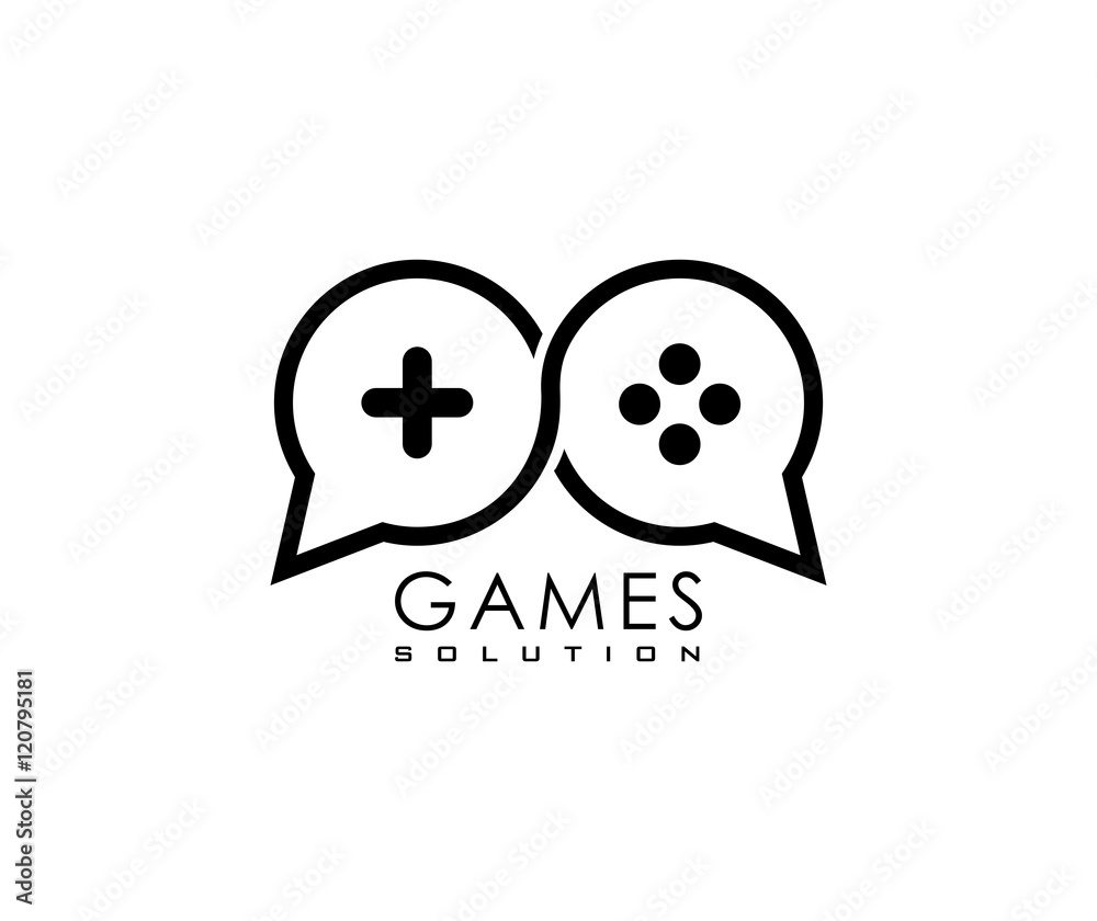 Game logo Stock Vector | Adobe Stock