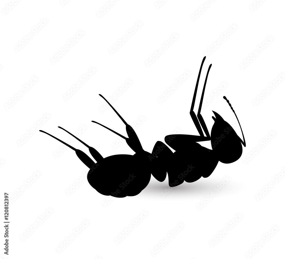 Dead Ant Stock Vector | Adobe Stock
