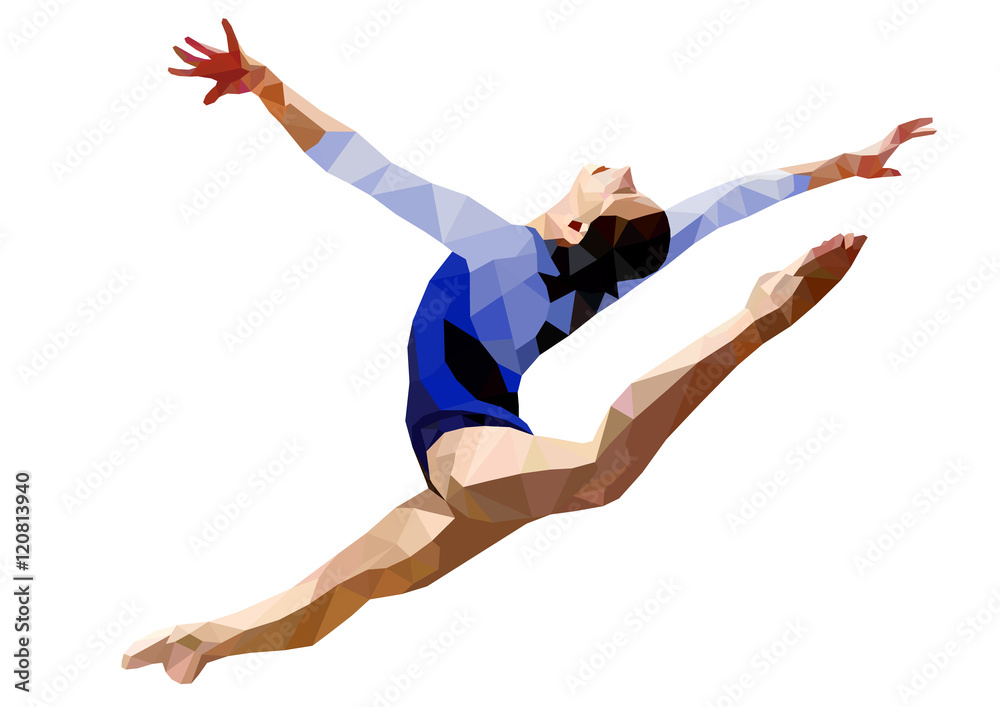 Gymnastics Stock Vector | Adobe Stock