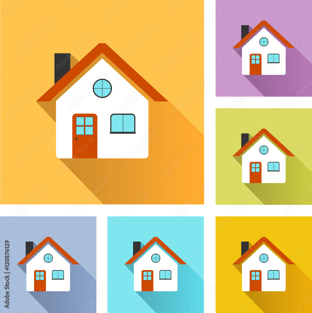 house icons Stock Vector | Adobe Stock
