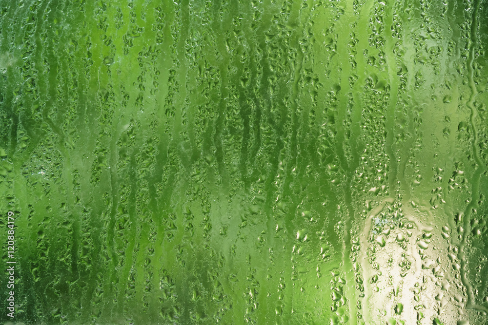 water condensate on window glass Stock Photo | Adobe Stock