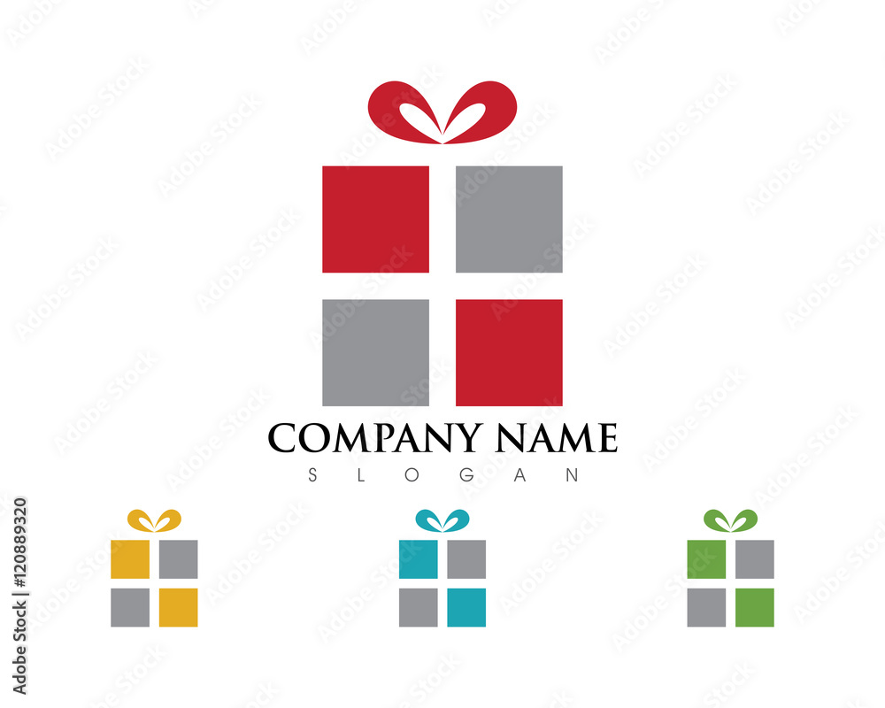Gift Logo Stock Vector | Adobe Stock