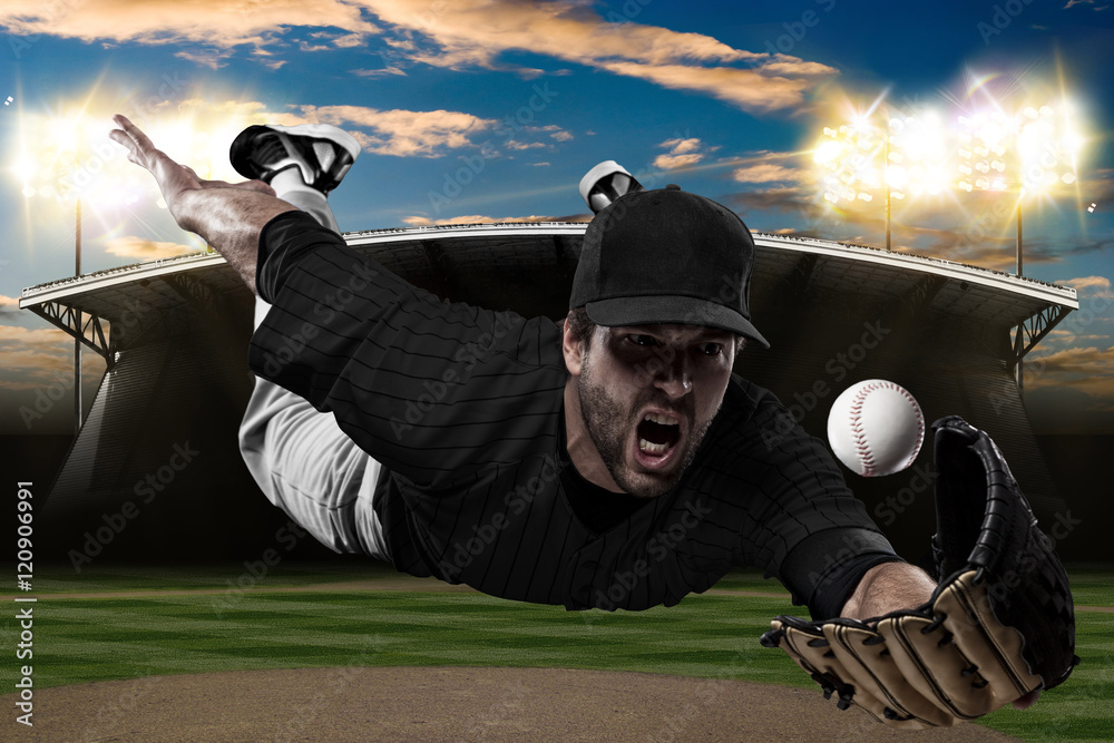 Baseball Player Stock-Foto | Adobe Stock