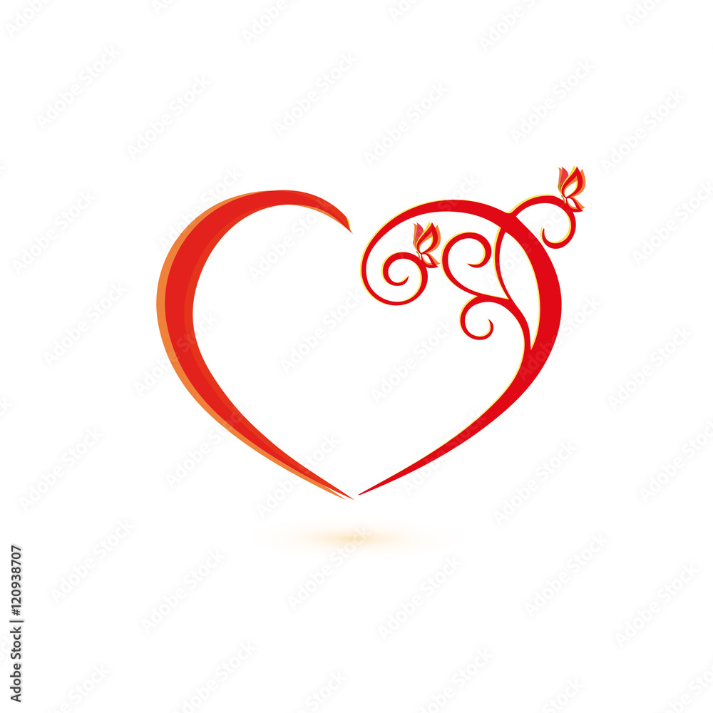 Plain Red Heart Jpg