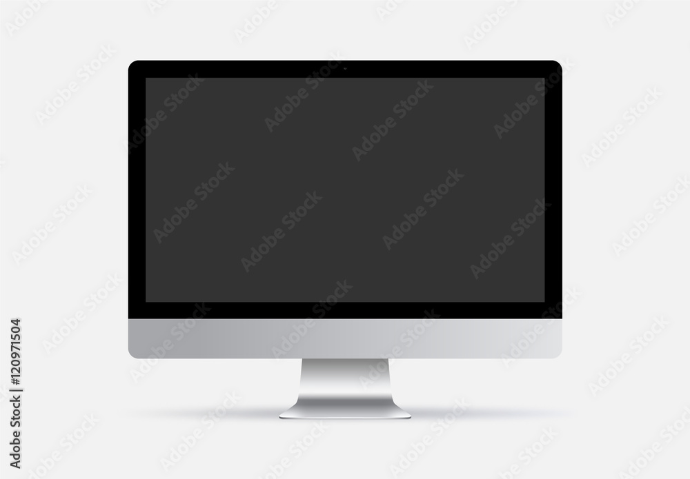 Desktop Vector Mockup Stock Template | Adobe Stock