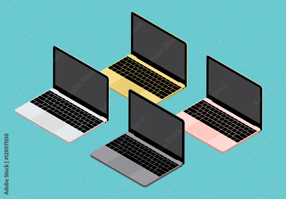 Laptop Illustrations Stock Template | Adobe Stock