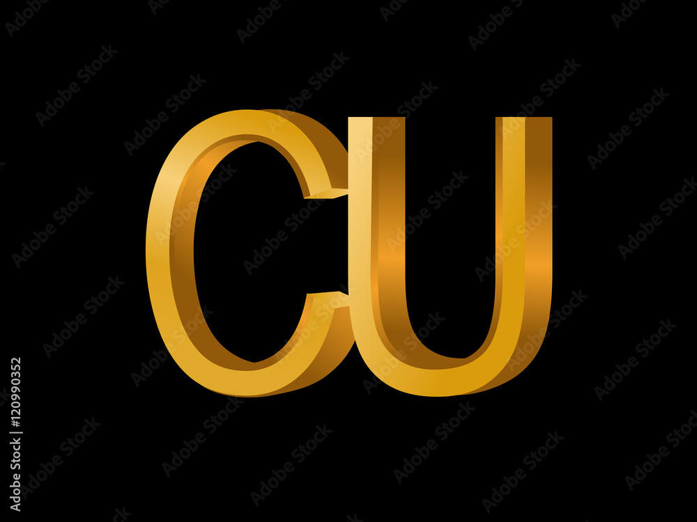 CU Initial Logo for your startup venture Stock Vector | Adobe Stock