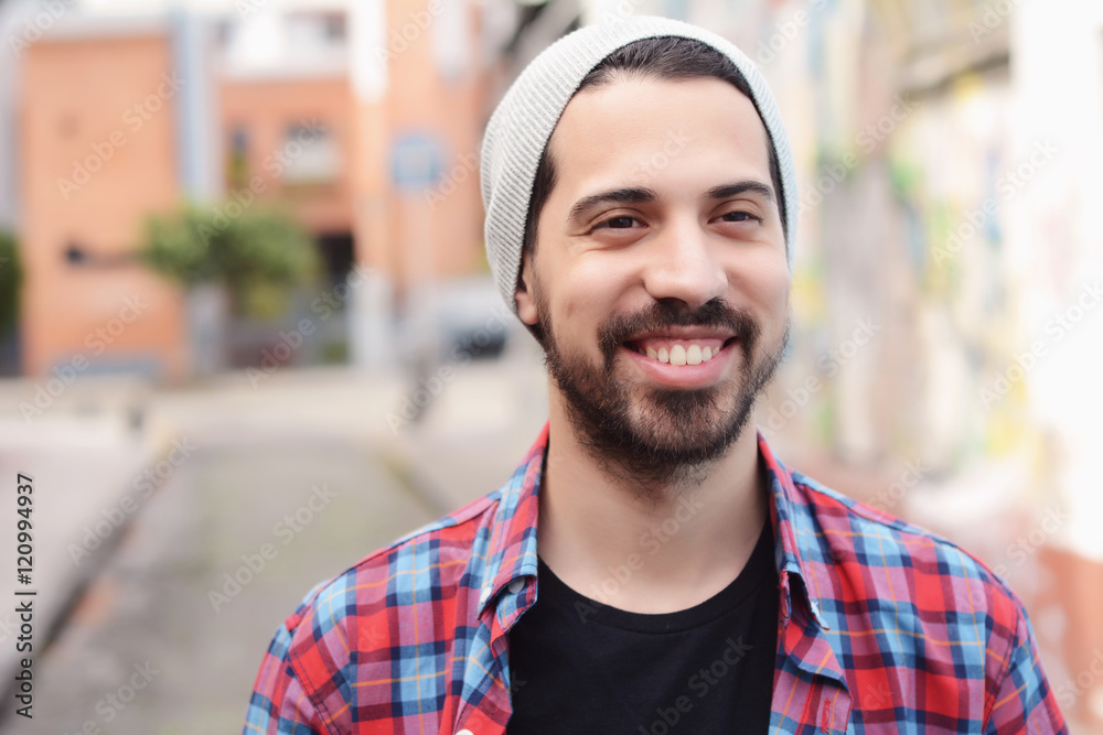 Portrait of a young latin man. Stock Photo | Adobe Stock