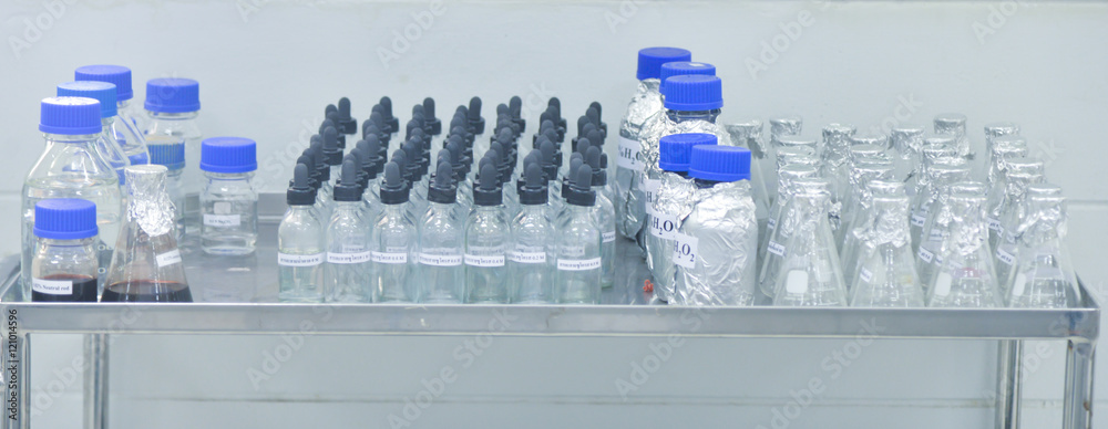 science laboratory test tubes , laboratory equipment Stock Photo ...