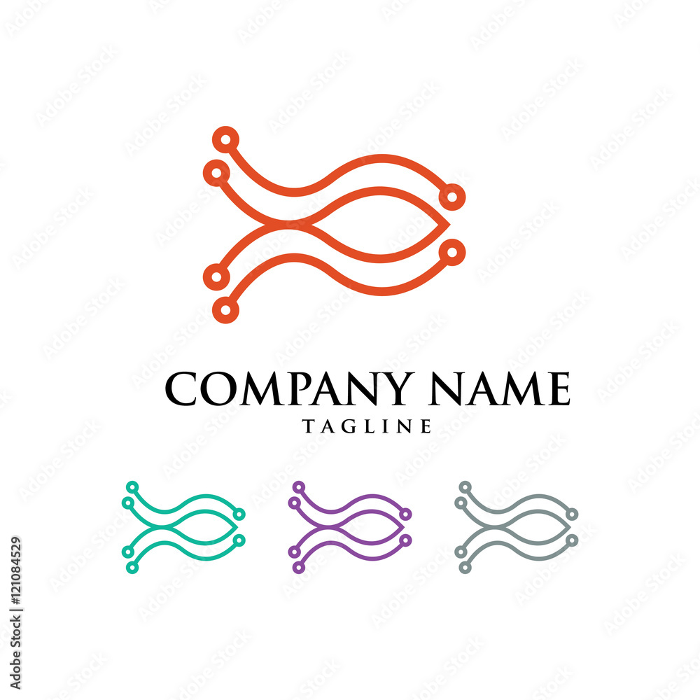 Connection Partnership Corporate Logo Icon Vector Stock-Vektorgrafik ...