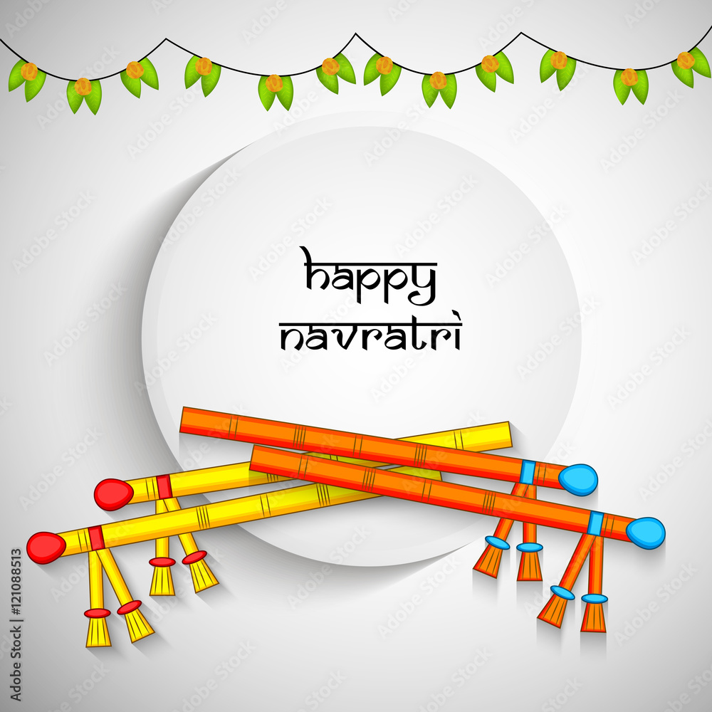 Navratri background Stock Vector | Adobe Stock