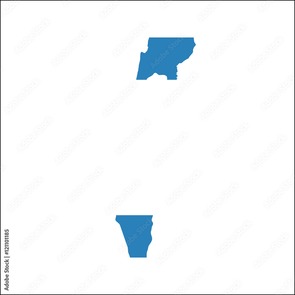 Israel high resolution map with national flag. Flag of the country ...