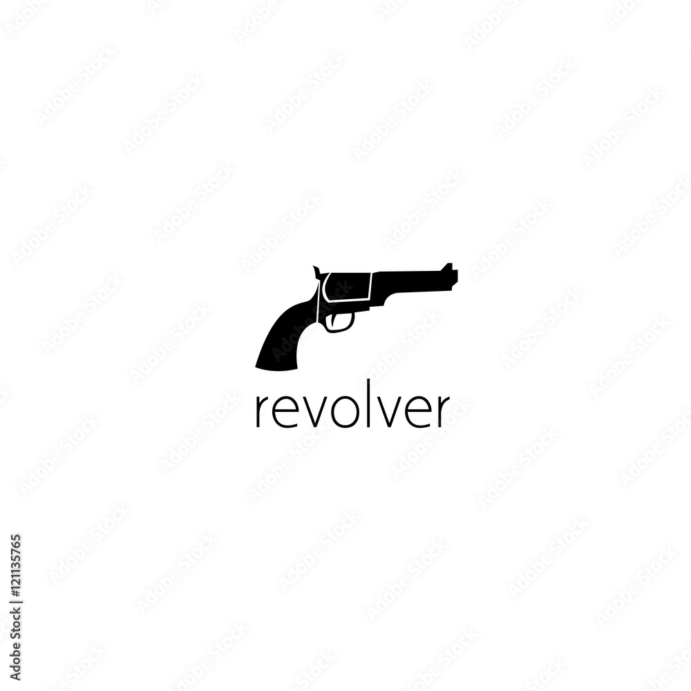 revolver logo graphic design concept Stock Vector | Adobe Stock