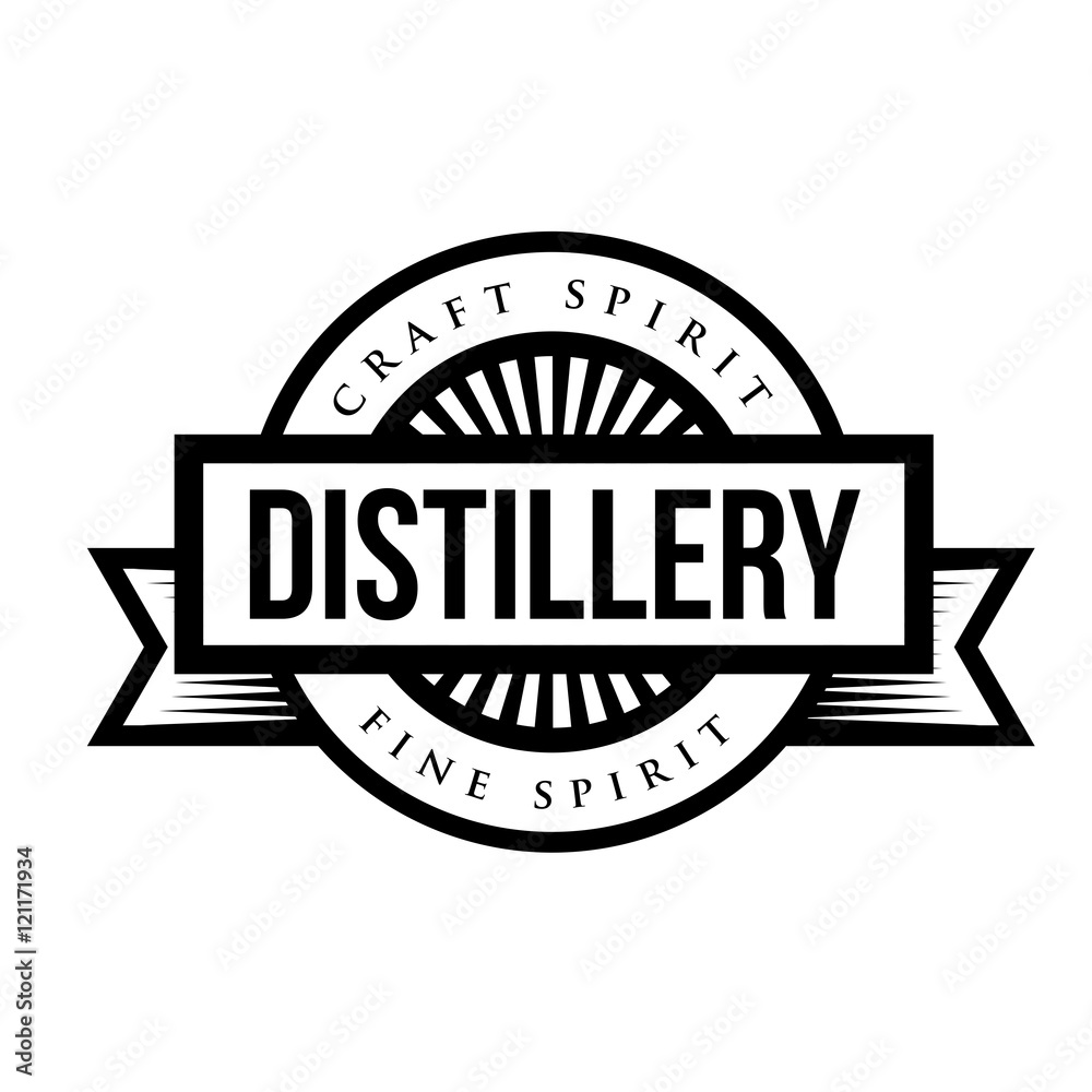 Distillery vintage logo vector Stock Vector | Adobe Stock