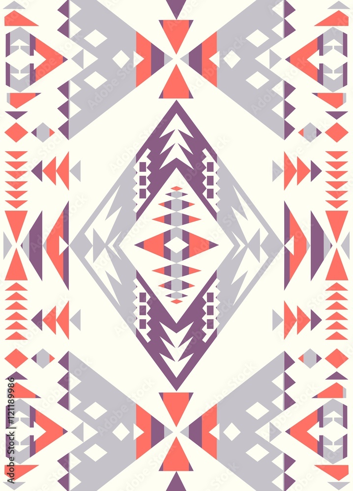 Purple Tribal Pattern