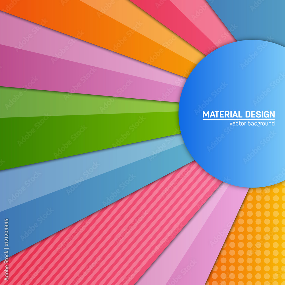 Vector material design background. Abstract creative concept layout ...
