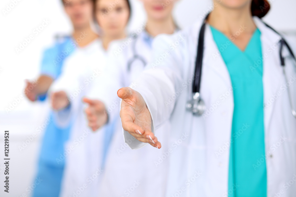 Friendly Group Of Nurses
