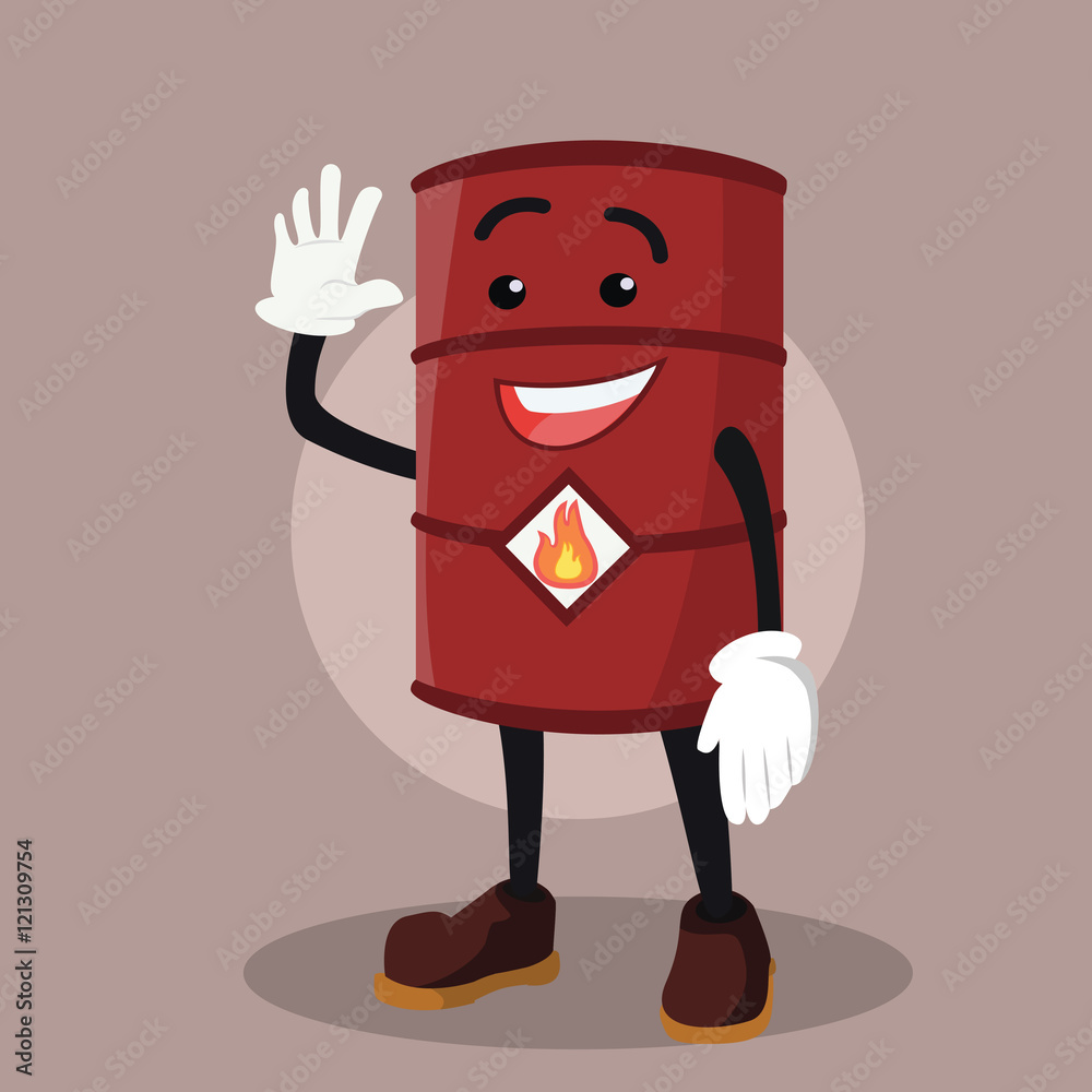 barrel man illustration design Stock Vector | Adobe Stock